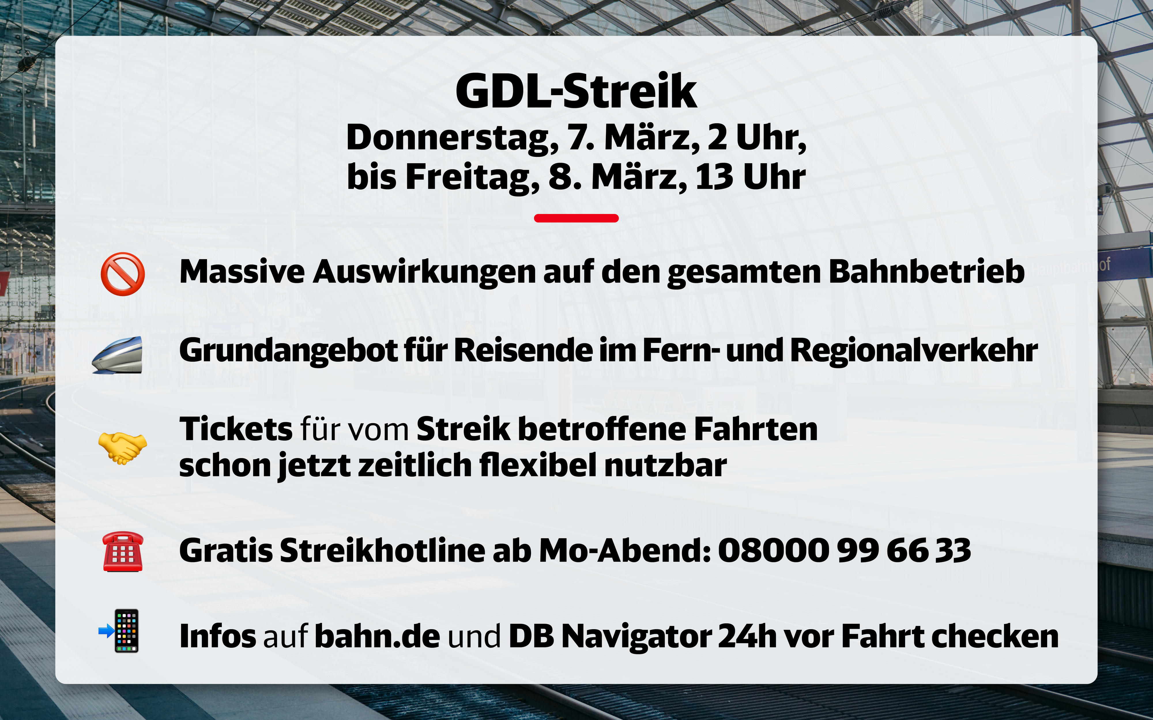 Presse-Blog: Alle Infos zum GDL-Streik