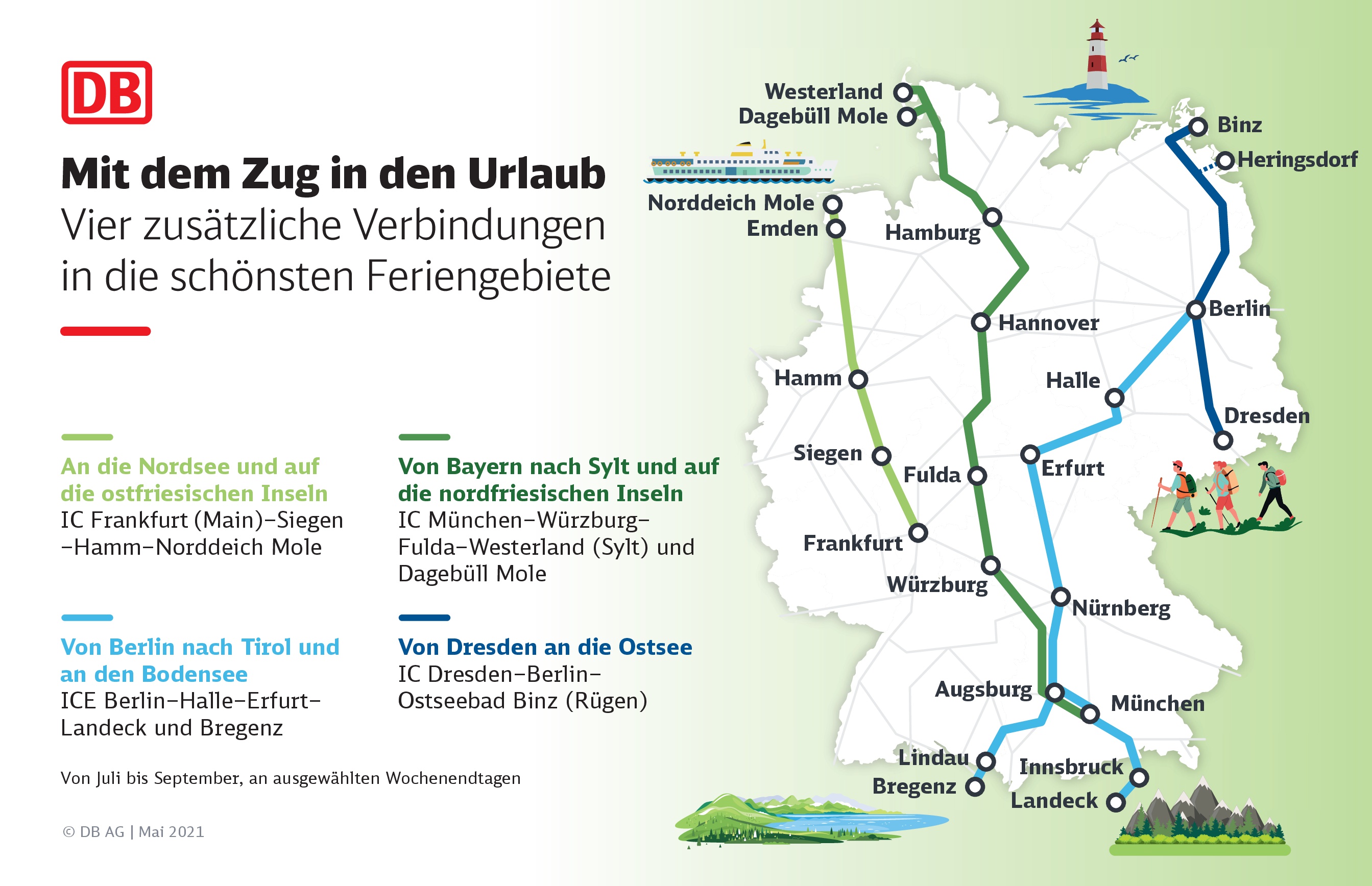 LOK Report - Deutsche Bahn: Bahn stockt Sommerfahrplan auf LOK Report - Deutsche Bahn: Bahn stockt Sommerfahrplan auf