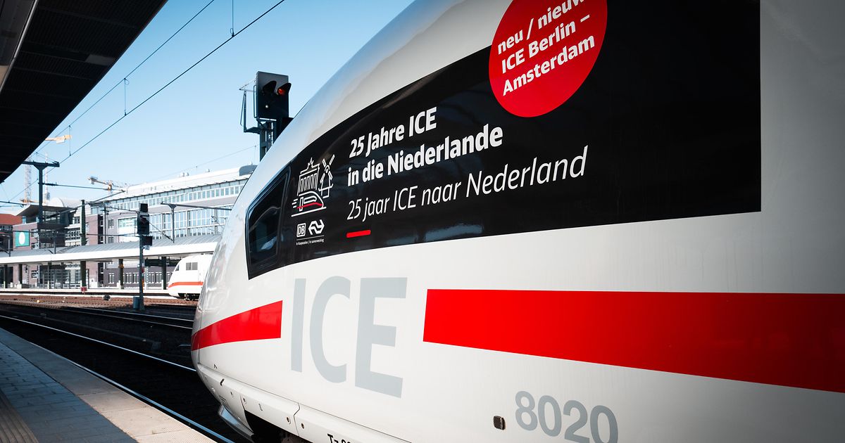 Schneller als geplant: ICE 3neo ab sofort zwischen Berlin und Amsterdam ...